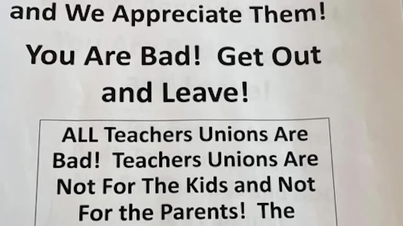Anti-union flyers placed at DougCo schools – FOX31 Denver